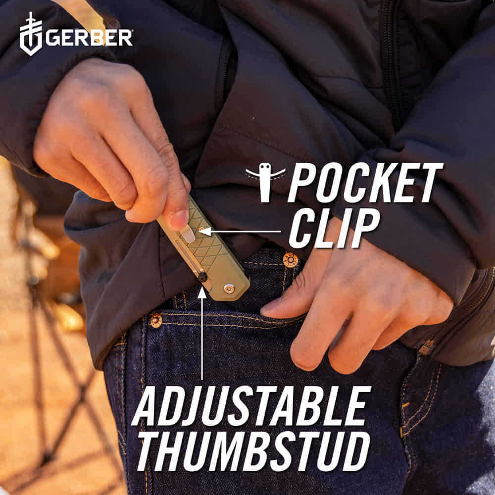 Çakı Gerber Gear Zilch Katlanır Cep Çakısı - Yeşil Gerber GERBER