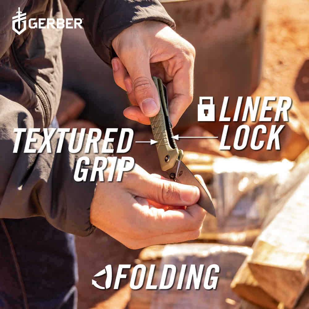 Çakı Gerber Gear Zilch Katlanır Cep Çakısı - Yeşil Gerber GERBER